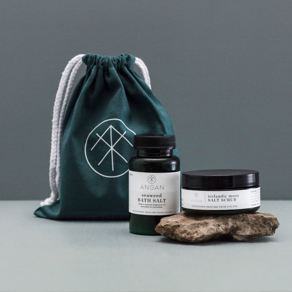 Icelandic Moss Salt Scrub and Seaweed Bath Salt – Grapevine Store