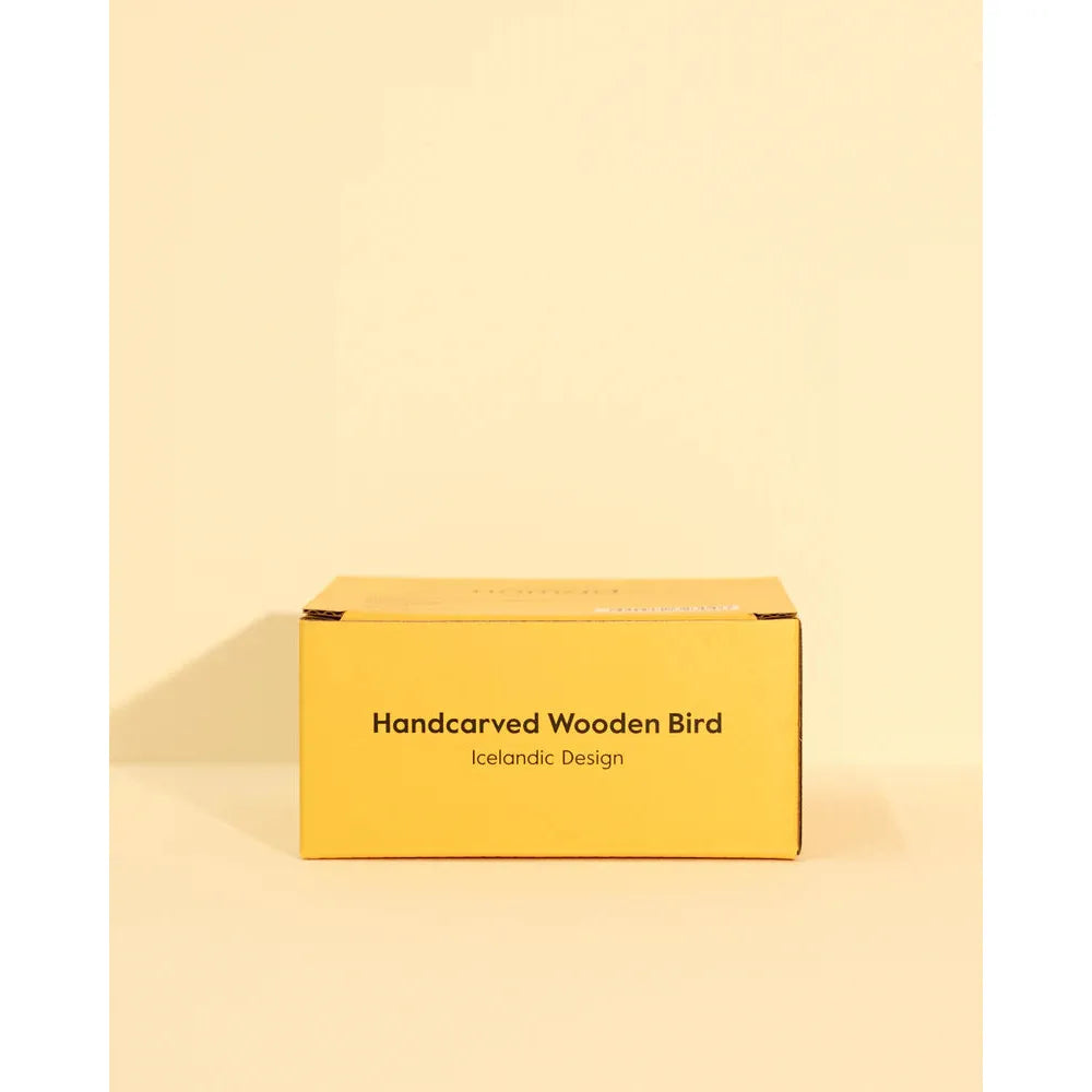 Handcarved Wooden Bird - Eurasian Whimbrel (Spói) – Grapevine Store