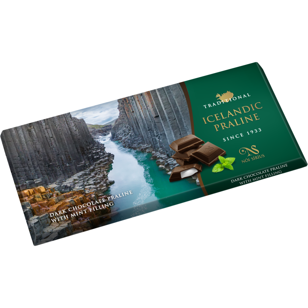 Traditional Icelandic Dark Chocolate w/ Mint Filling – Grapevine Store